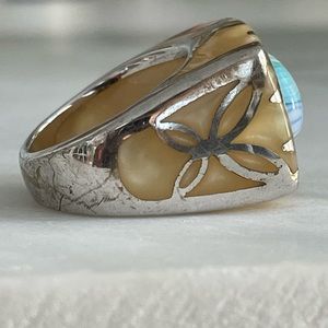 Alan K | Jewelry | Alan K 925 Silver Oversized Millefiori Murano Glass ...
